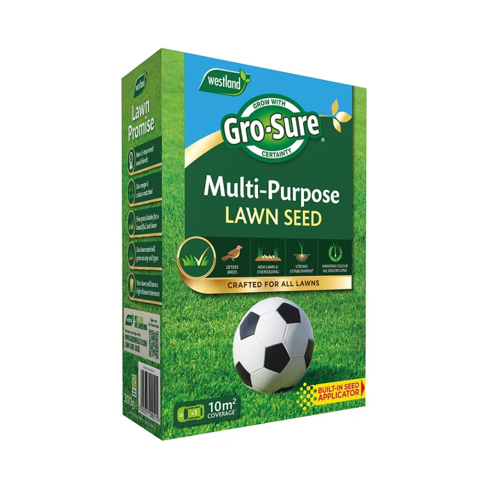 Gro-Sure Multi Purpose Lawn Seed 10m2 Box – Rutland Garden Centre Ltd